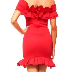 Dresses | Off Shoulder Ruffle Dress | Poshmark